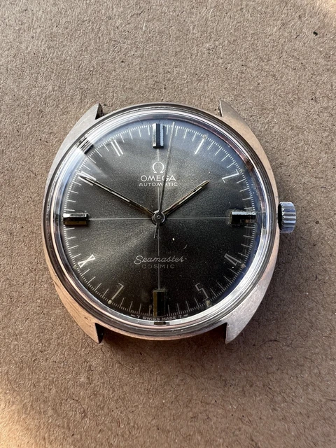 OMEGA AUTOMATIC CAL 552 Seamaster Cosmic Original Grey Dial Patina Vintage Watch EUR 699,00 ...