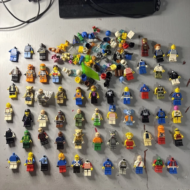 LEGO MINIFIGURE AND Accessory Mixed Lot - Random Pieces! $48.00 ...