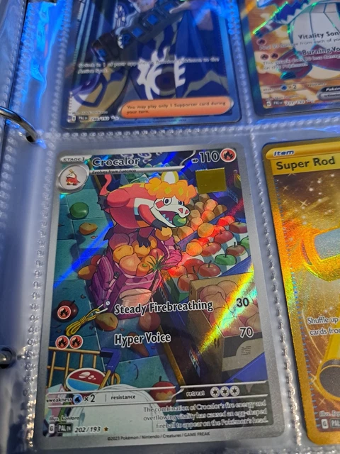POKÉMON TCG CROCALOR Scarlet & Violet - Paldea Evolved 202/193 Holo ...