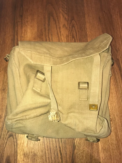 WW2 BRITISH ARMY 1937 pattern webbing small pack dated 1943 £25.00 ...