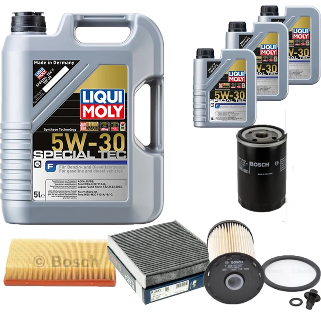 BOSCH INSPECTION SET 8L Liqui Moly Spécial Tec F 5W-30 pour Ford Point EUR 174,14 - PicClick FR