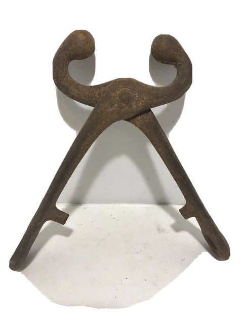 ANTIQUE CAST IRON BULL, COW LEADER, NOSE, Farm Tool £31.81 - PicClick UK