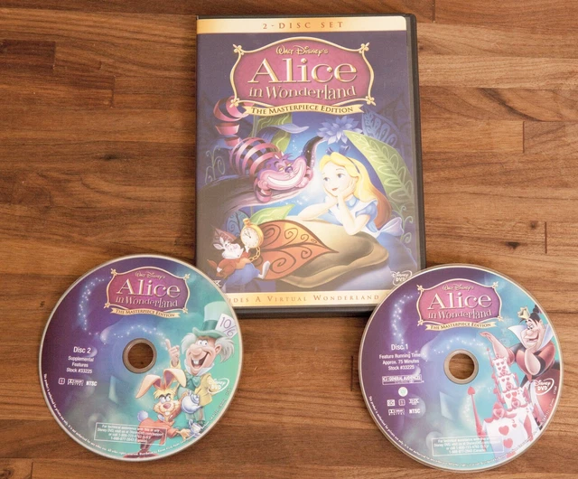 DVD ALICE IN Wonderland The Masterpiece Edition 2-Disc Set Virtual ...