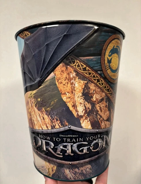 HOW TO TRAIN Your Dragon 2025 Popcorn Tin Bucket – Vue Cinema – Brand ...