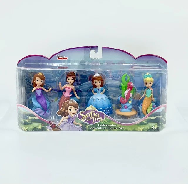 DISNEY SOFIA THE First Underwater Adventure Cake Topper 5 Piece Figurine Set $50.00 - PicClick AU