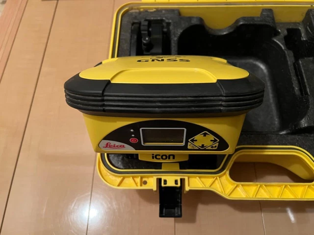LEICA ICON ICG60 GNSS RTK GPS Base Rover senza batteria in custodia ...