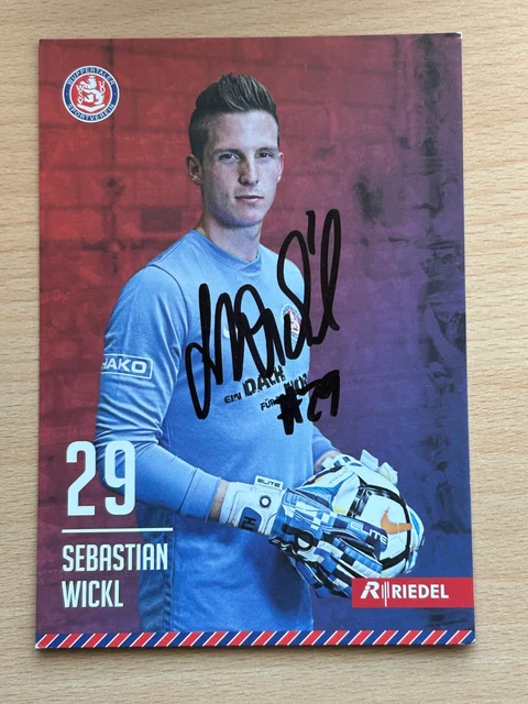 SEBASTIAN WICKL - SV Wehen Wiesbaden -Autogrammkarte original signiert - #S8104 EUR 2,95 ...