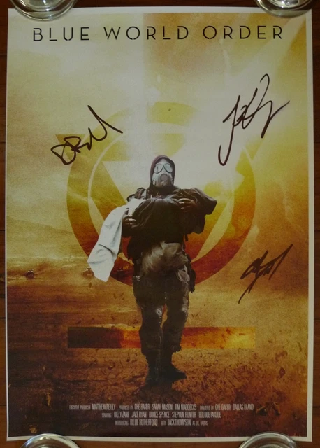 BLUE WORLD ORDER Original 2017 Signed Australian Daybill Horror Movie ...