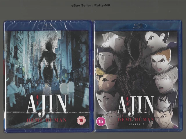 AJIN : DEVIL Human Season 1 & 2 - Uk Exclusive Blu Ray - New & Sealed £ ...