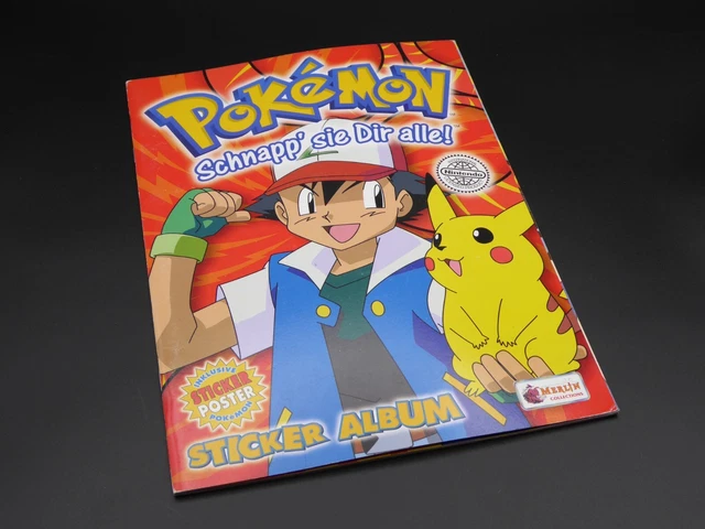 POKEMON STICKER ALBUM Series - Merlin Collections incl. Poster German ...
