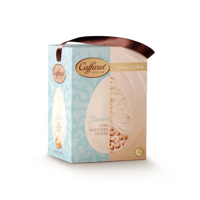 CAFFAREL DELIZIE D Italia uovo adulto Pasqua 2026 cioccolato bianco ...