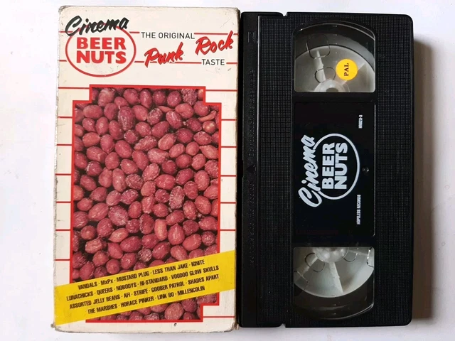CINEMA BEER NUTS VHS VIDEO COMPILATION PUNK ROCK HOPELESS RECORDS ...