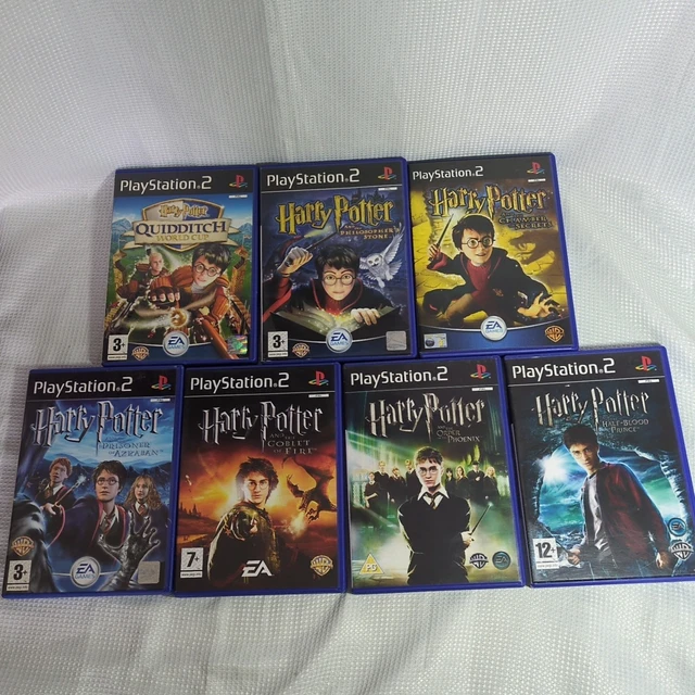 HARRY POTTER PS2 Complete Collection PS2: Philosophers Stone Half Blood ...