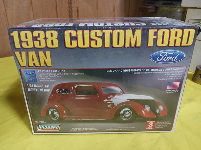 NEW LINDBERG 1938 Custom Ford Van Model Model Kit Factory Sealed $12.37 ...