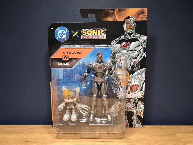 JAKKS PACIFIC, DC x Sonic the Hedgehog, Tails & Cyborg, BNIB, RARE £29. ...