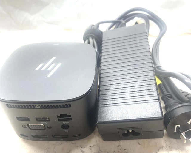 HP THUNDERBOLT 120W G2 Docking Station (HSN-IX01) + HP Power Supply $99 ...
