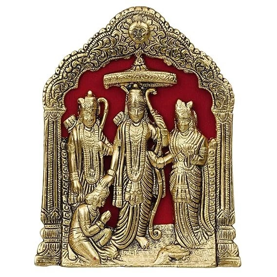 METAL LORD RAM Ji Idol Statue for Home & Office Decor, Gold (Pack of 1 ...