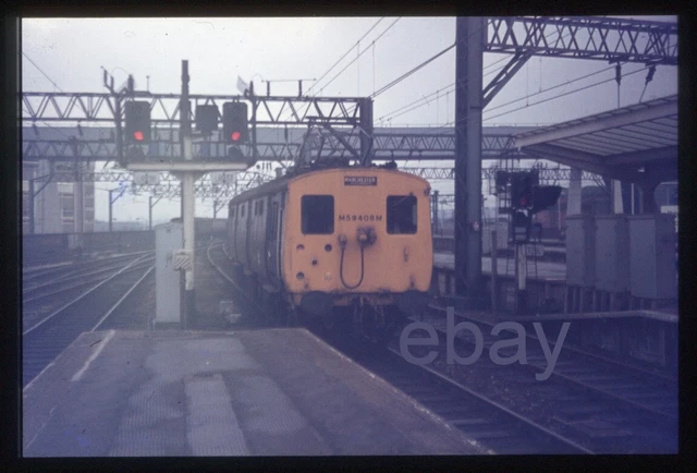 ORIGINAL 35MM SLIDE-CLASS 506 EMU M59408M at Manchester Piccadilly c ...