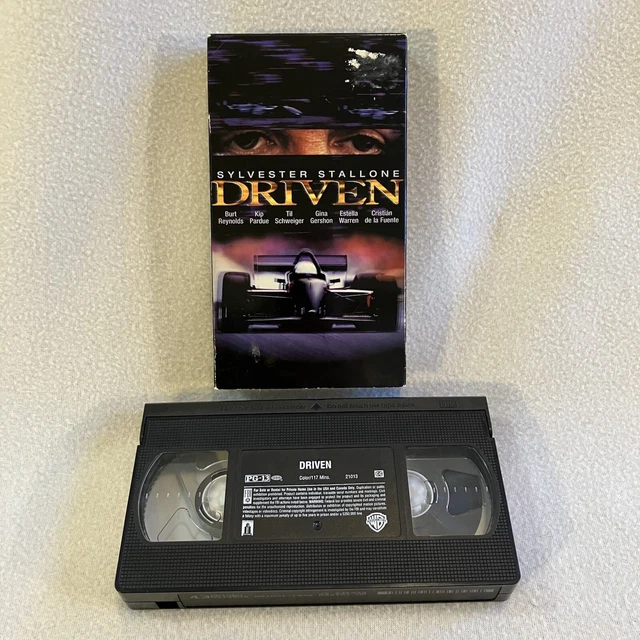 DRIVEN VHS SYLVESTER Stallone Burt Reynolds Gina Gershon 21013 - Tested ...
