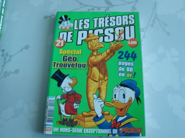 LES TRÉSORS DE PICSOU - n° 21 - COMPLET en TBE année 2013 "spécial géo ...