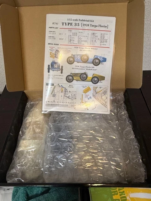 MFH 1/12 BUGATTI Type 35 1928 Targa Florio Full Detail Kit Model ...