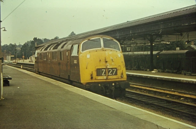 ORIGINAL 35MM SLIDE. British Railways Class 42 Warship loco. Exeter St ...