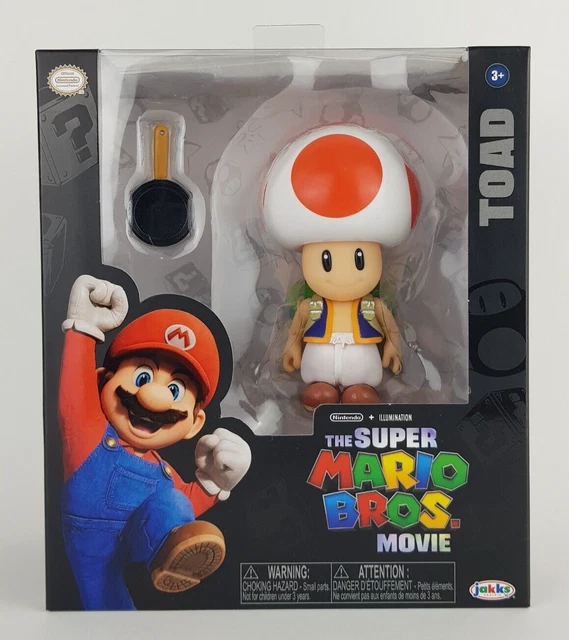THE SUPER MARIO Bros. Movie - Toad 5 Inch Action Figure Series 1 ...