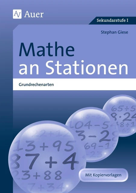 MATHE AN STATIONEN spezial Grundrechenarten 5-6 Stephan Giese Broschüre ...