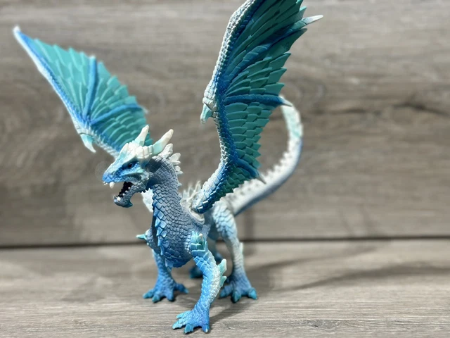 SCHLEICH BAYALA 70541 Blue Dragon Ice Hunter- Elves - posable wings $25 ...
