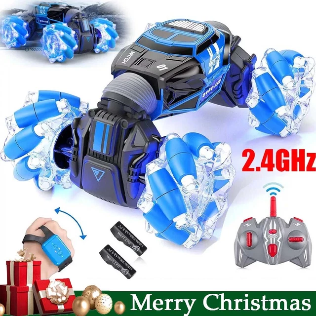 4WD HAND GESTURE Sensing 360° RC Stunt Car Off-Road Remote Control ...