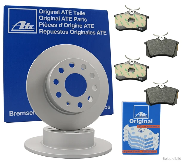 ATE BREMSENSET HINTEN Bremsscheiben + Bremsbeläge MERCEDES-BENZ C-KLASSE EUR 73,95 - PicClick DE