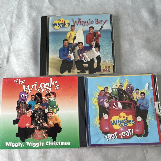 WIGGLES CDS BULK x3 Original Cast 90s 00s Music Wiggly Bay Toot Toot ...