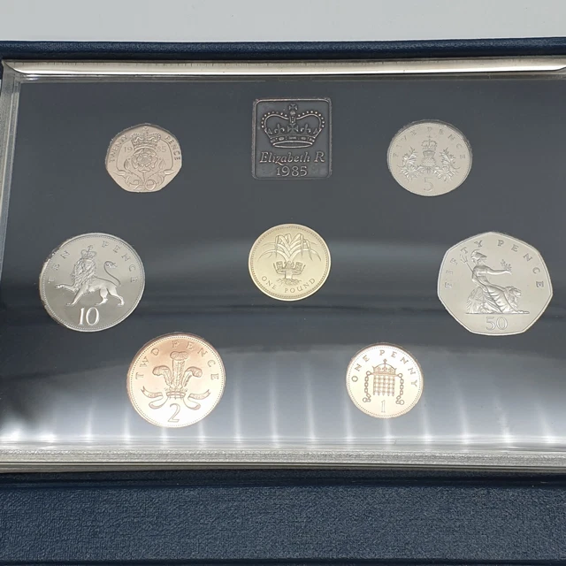 ROYAL MINT 1985 United Kingdom UK Proof Coin Collection Set £20.00 ...