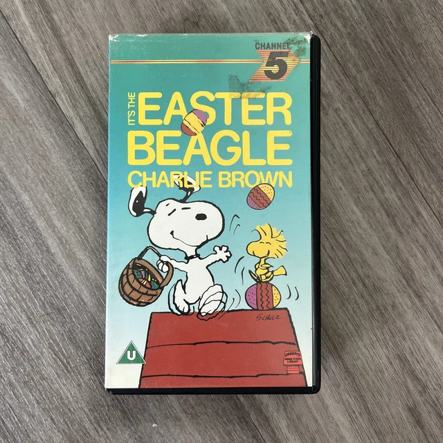 CHANNEL 5 IT'S The Easter Beagle Charlie Brown Snoopy VHS Video Tape ...