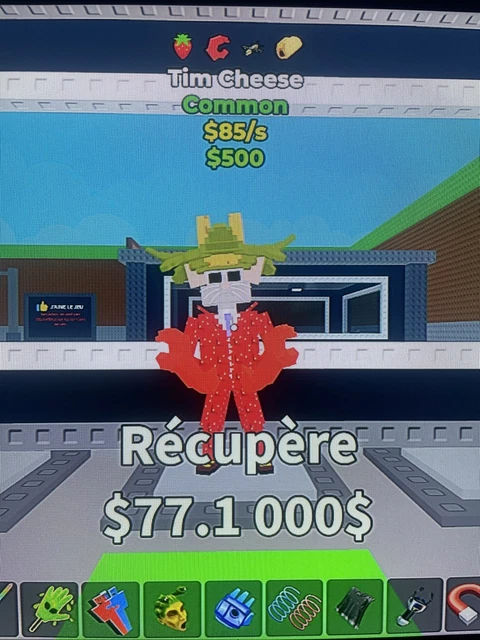 STEAL A BRAINROT tim cheese brainrot strawberry EUR 50,00 - PicClick FR