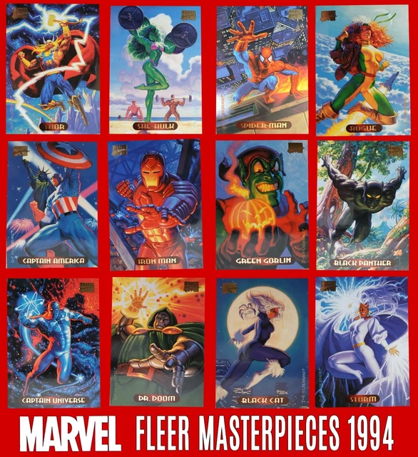 MARVEL - FLEER Marvel Masterpieces 1994 trading cards collection EUR 1 ...