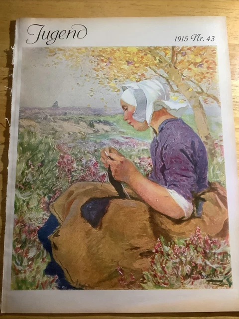 1915 RARE GERMAN Jugend Magazine ~ World War I £15.09 - PicClick UK