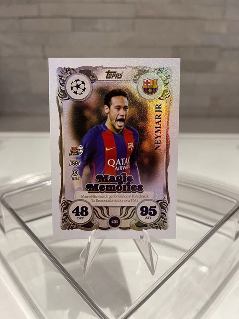 MATCH ATTAX 2025 2026 Magic Memories Neymar Jr Barcelona Champions ...