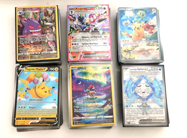 50 POKEMON KARTEN. 1 ultra seltene EX V, FullArt, 5x Glitzer Holo ...