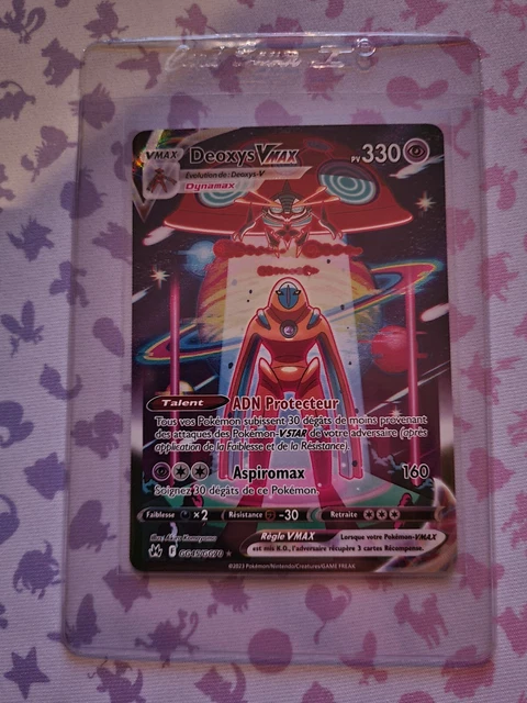 CARTE POKÉMON DEOXYS VMAX Alt GG45/GG70 - Zénith Suprême EB12.5 - FR ...