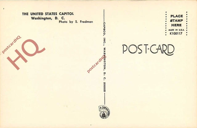 PICTURE POSTCARD: WASHINGTON D.C., Capitol Building £2.69 - PicClick UK