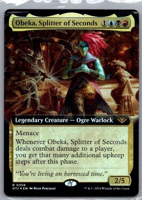MAGIC THE GATHERING-OBEKA, Splitter of Seconds (Art étendu) (Feuille ...