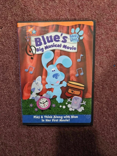 BLUE'S CLUES Blues Big Musical Movie DVD 2000 Nick Jr Nickelodeon Steve ...