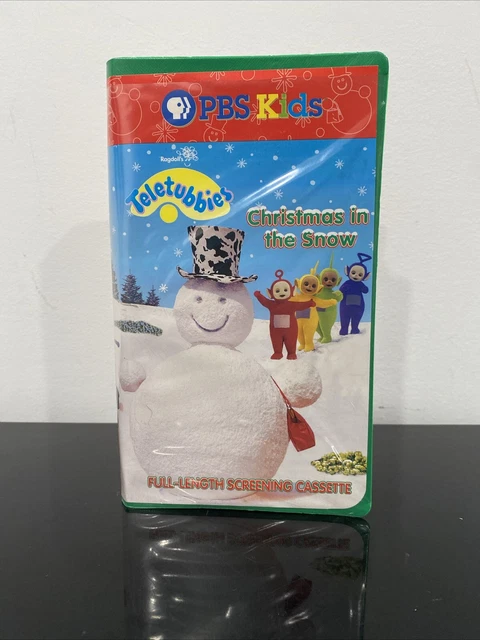 TELETUBBIES CHRISTMAS IN the Snow (VHS, 2000, 2-Tape Set) BIG Green ...