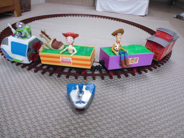 DISNEY’S TOY STORY 2 Interactive Talking Train Set thinkway Toys Rare ...