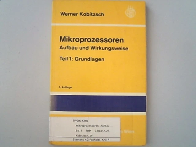 MIKROPROZESSOREN/GRUNDLAGEN: AUFBAU UND Wirkungsweise. Aufbau und ... MIKROPROZESSOREN/GRUNDLAGEN: AUFBAU UND Wirkungsweise. Aufbau und ...