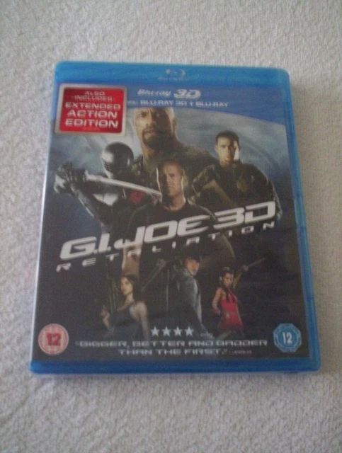 G.I. JOE 3D Retaliation UK Pal Region B Blu-ray Brand New Factory ...