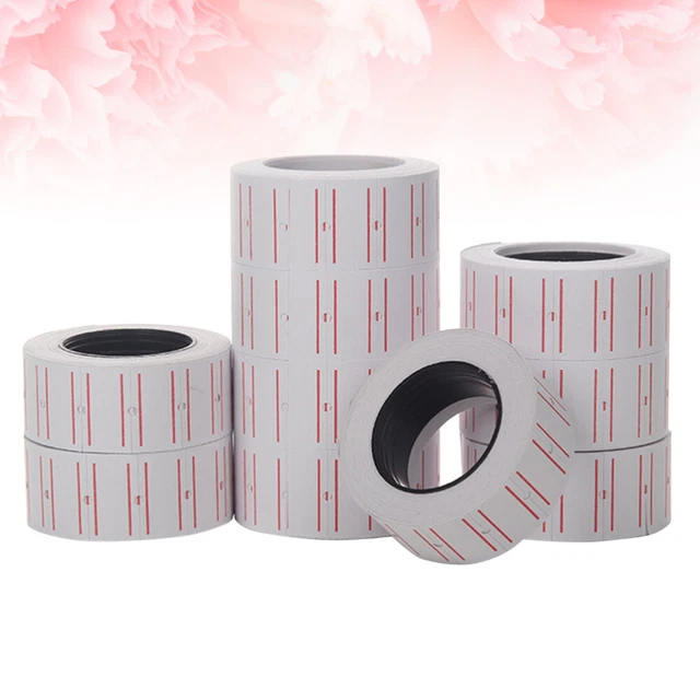 10 ROLLS PRICE Tag Label Sticker Paper Matte Labels Stickers £15.68 ...