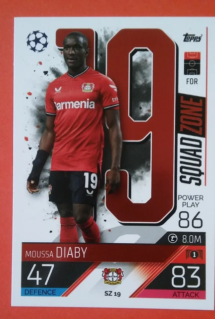 MATCH ATTAX CL/EL 2022/23 Extra - Squad Zone 19-Moussa Diaby de Bayer ...