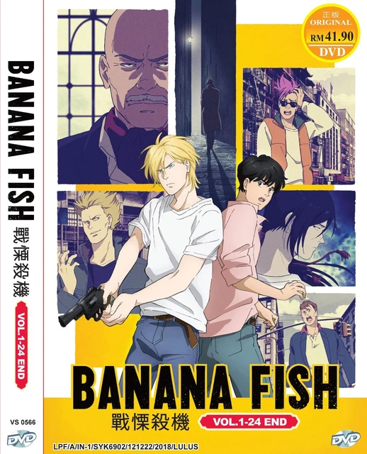 *ANIME* DVD BANANA Fish Vol.1-24 End English Subtitle Region All $23.39 ...